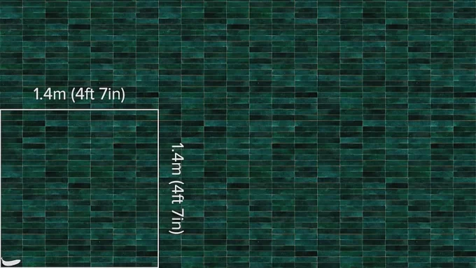 Tiles Zellige Subway Stack Bond 001 3D Texture – Click Digital 3D Store